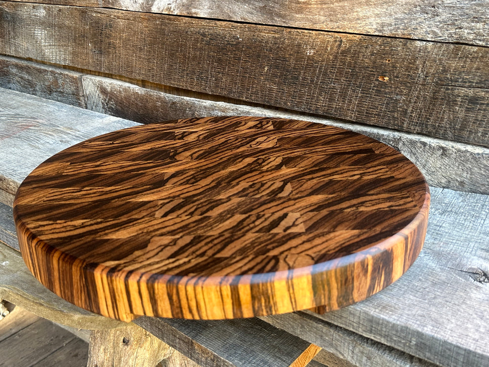 Zebrawood Endgrain Cutting Board – The Wood Plank